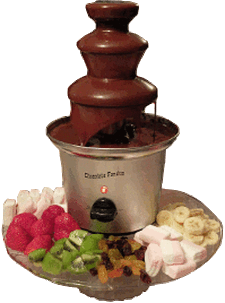 Fontaine de chocolat.